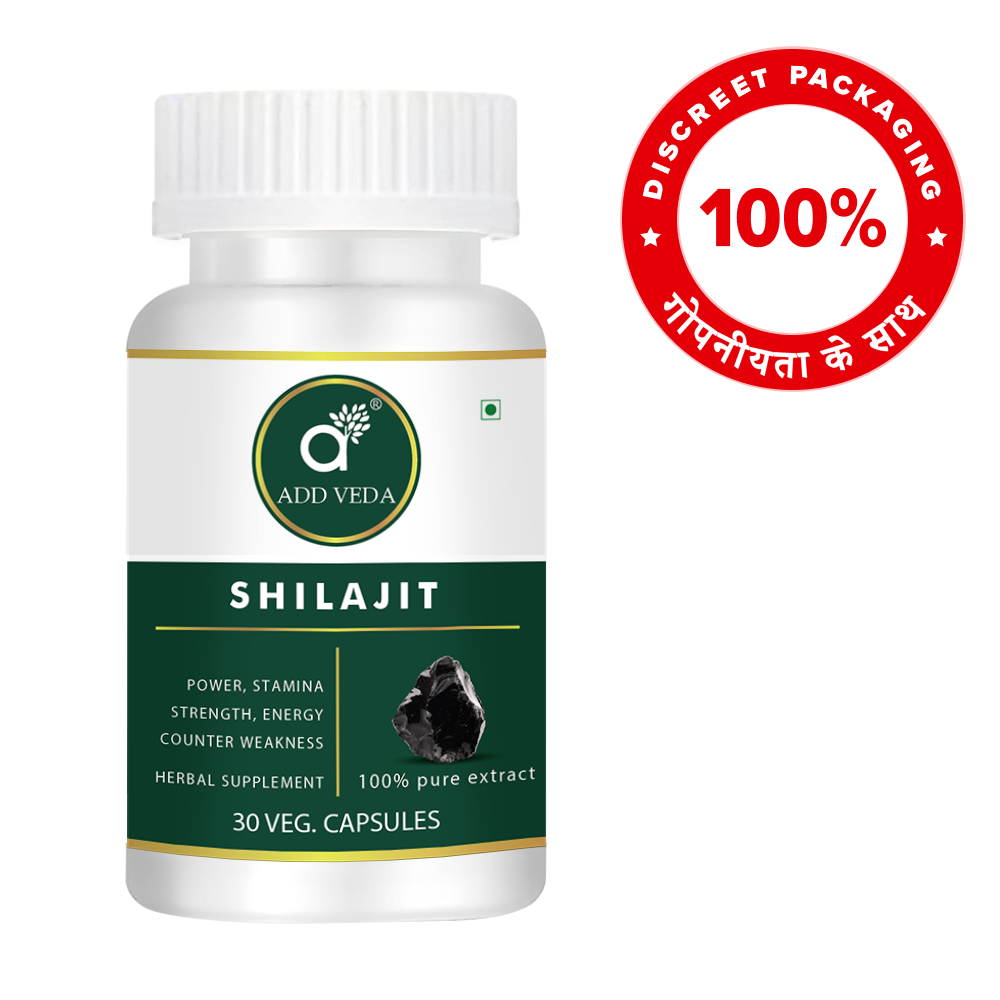 Buy Add Veda's Pure Shilajit Capsules Sexual Wellness Suppliment 500mg ...