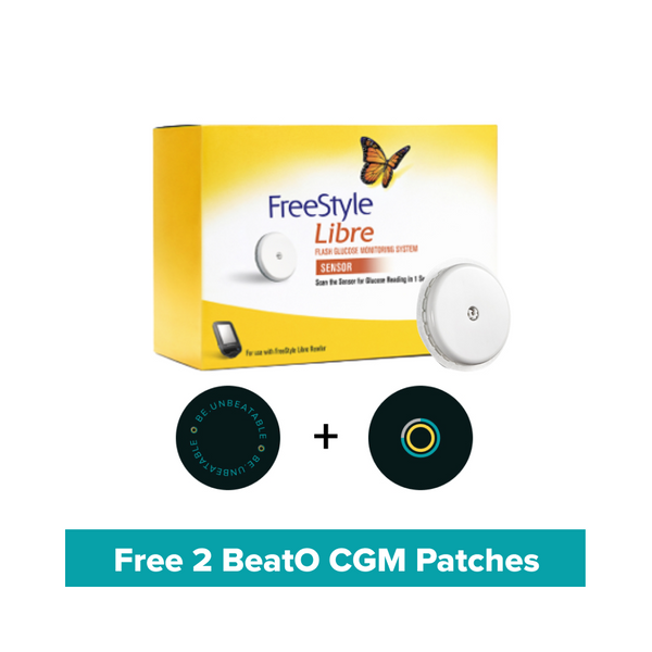 Buy Abbott's Freestyle Libre Sensor Combo Pack With Free BeatO CGM ...