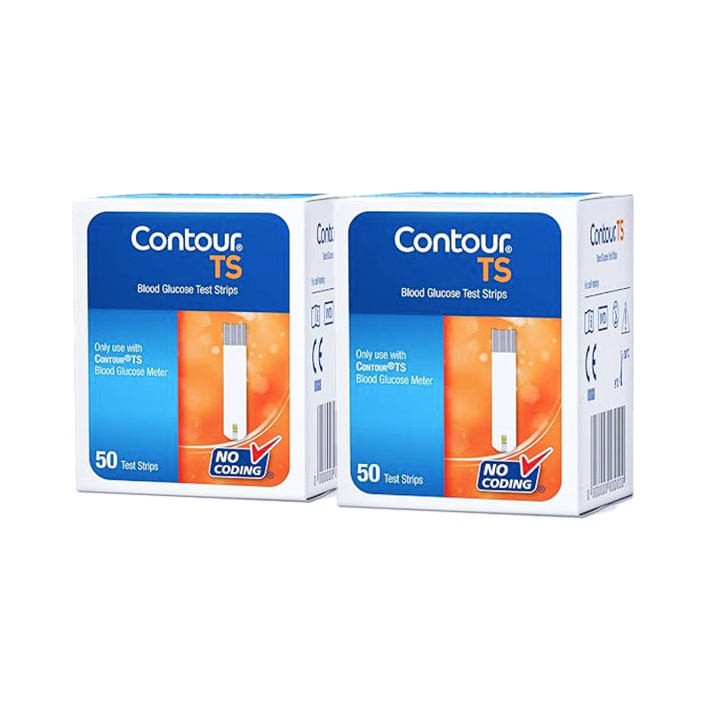 Buy Contour's TS Glucometer Blood Glucose Test Strips - Strips Pack ...