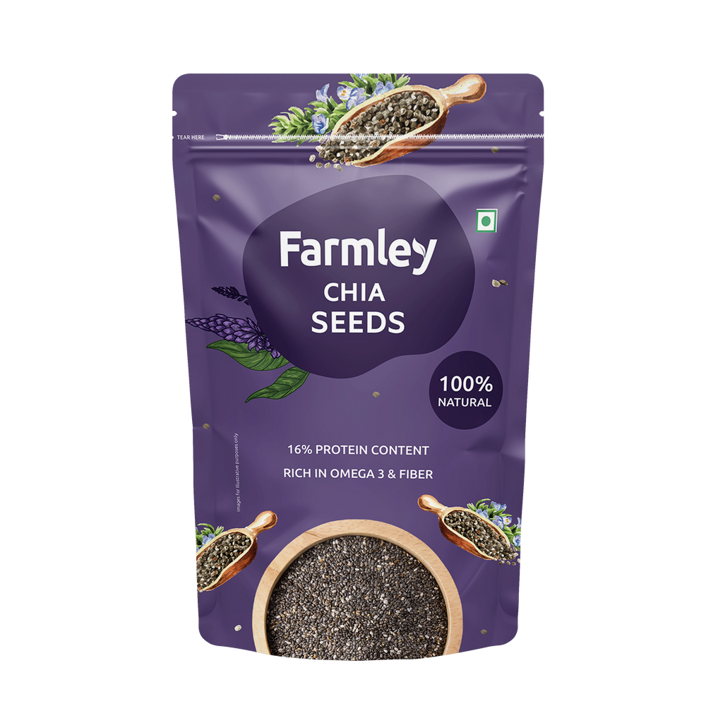 Premium Chia Seeds Farmley Standee Pouch