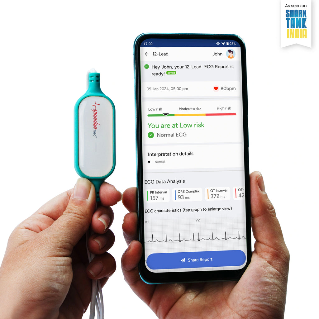 Sunfox Spandan Neo | ECG Device | Heart Rate Monitor