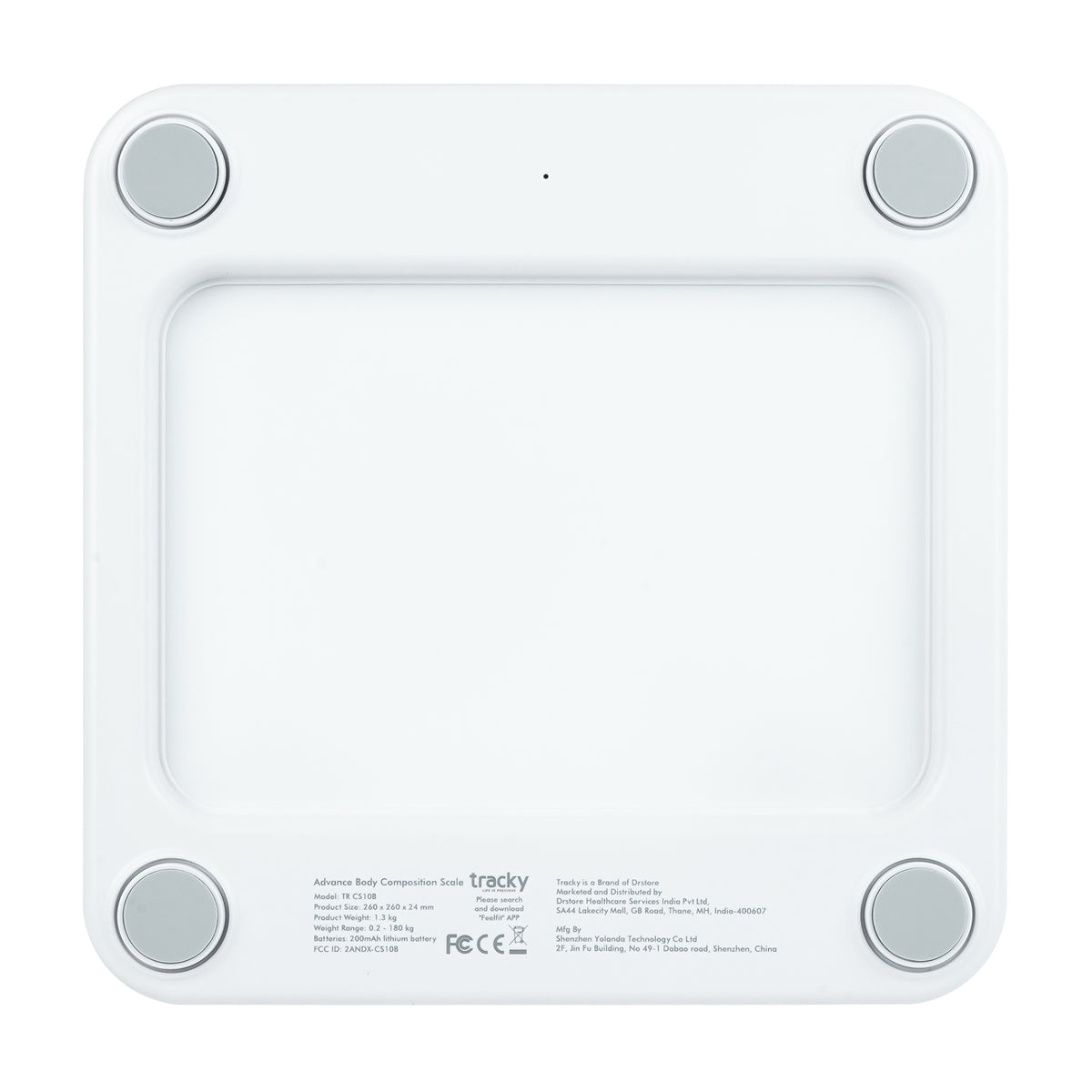 Tracky Advance Body Composition Scale with 8 Electrodes