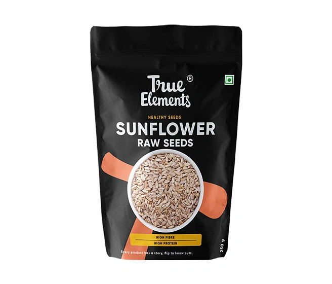 True Elements Sunflower Raw Seeds 250gm