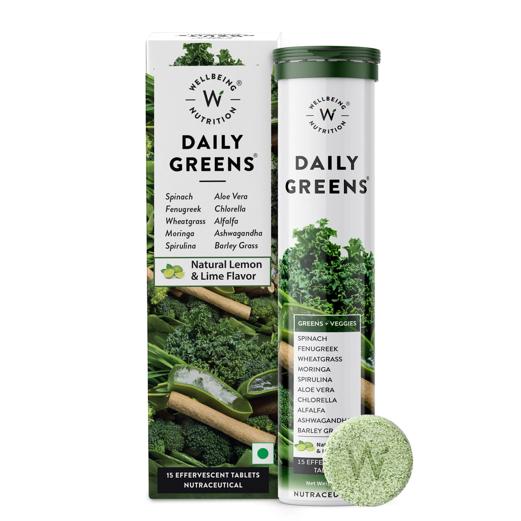 Wellbeing Daily Greens 15 Effervescent Tablets
